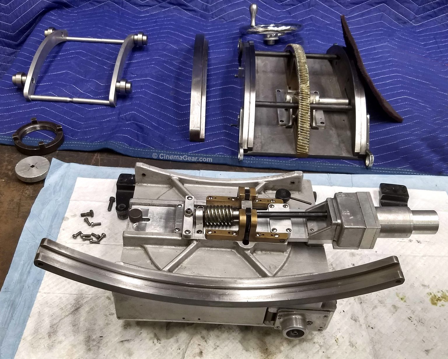 Continuing Restoration of the Worrall Geared Head – CinemaGear — Blog