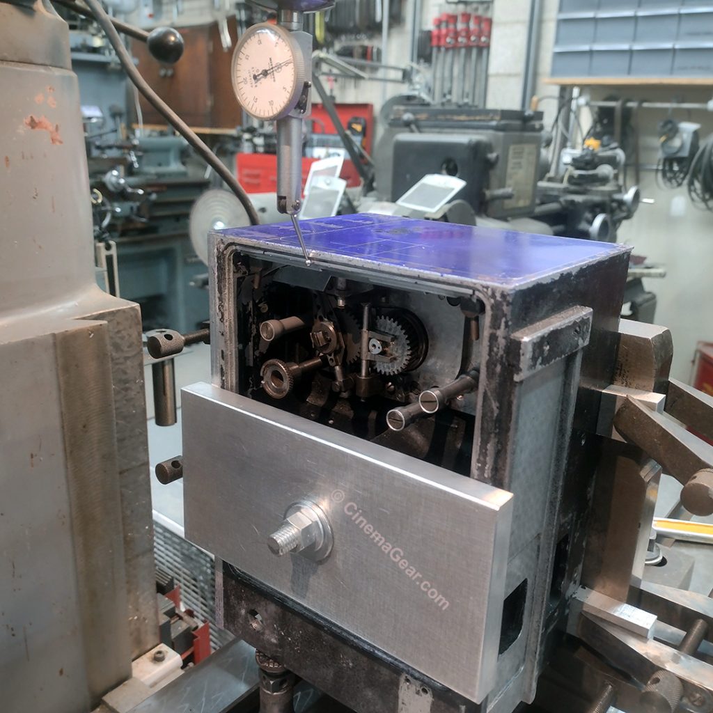 The First Step in Setting Mitchell 46 Up for Machining – CinemaGear — Blog