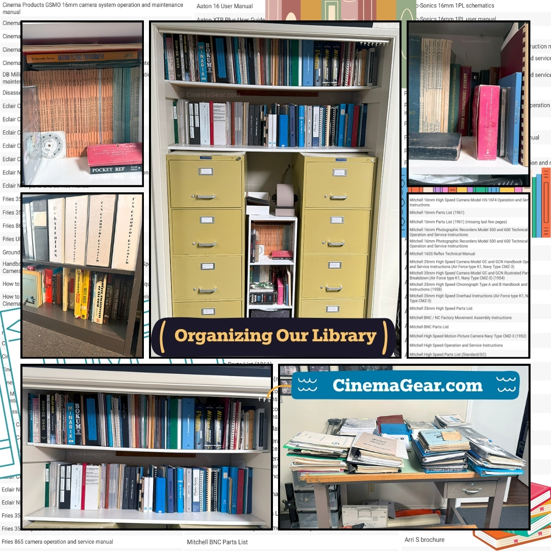Almost Finished with Organizing and Labeling Our Library – CinemaGear ...
