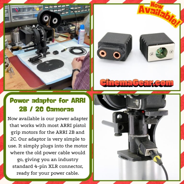Now Available: A Power Adapter for ARRI 2B/2C Cameras – CinemaGear — Blog